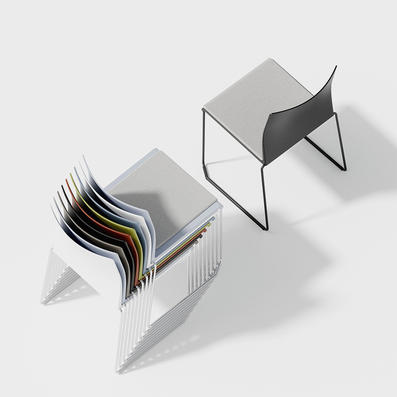 ARTESIA Stackable Chair - Desks International